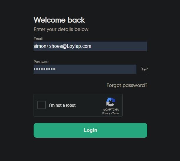 Managing accounts from your Merchant Page