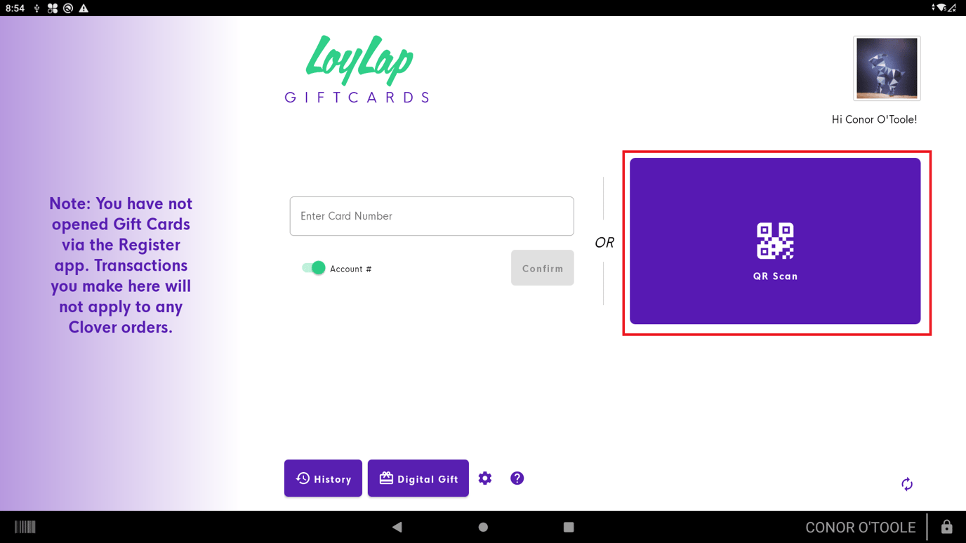 How to: Check a Gift Card Balance on a Clover POS
